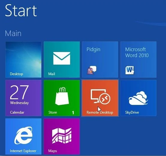 Hướng dẫn sử dụng Remote Desktop trên Windows 8