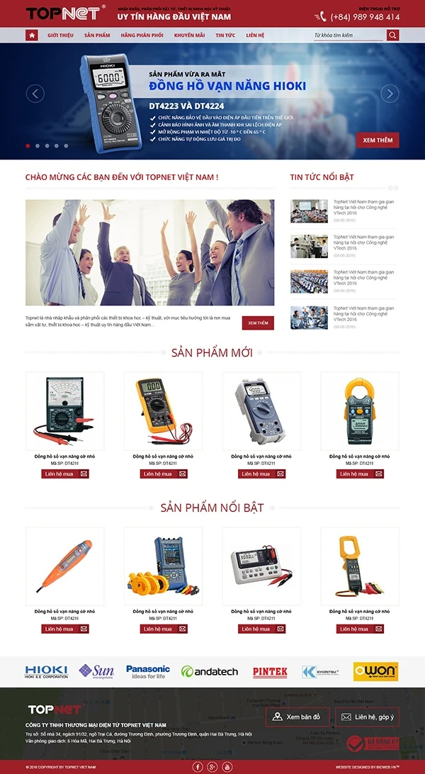 Thiết kế website Topnet Việt Nam