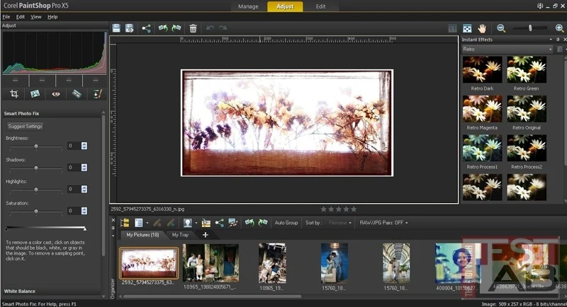 PaintShop Pro X5: Giải pháp xử lý ảnh số chuyên nghiệp
